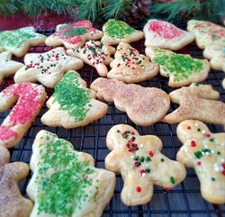 Desserts - Recipe for old fashioned sand tart cookies