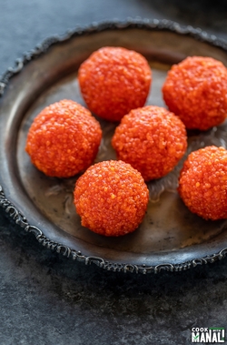 Sweets - Motichoor ladoo recipe