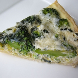Main - Recipe for leek and blue cheese quiche