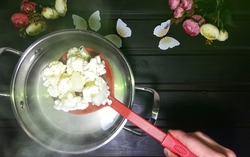 Side dish - How to boil cauliflower on the stove recipes