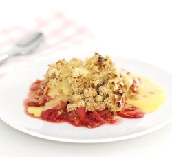Dessert - Apple and raspberry crumble bbc good food recipes