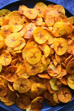 Dessert - How to make plantain chips with honey recipes