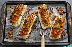Baked fish with mayo and cheese recipe - Oven dinners