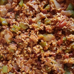 Rice - Old fashioned spanish rice recipe with bacon