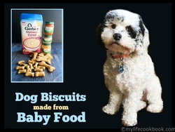 Snack - Dog treats made with baby food recipes