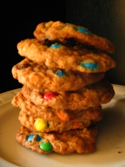 Dessert - Original mini m&m cookie recipe from bag