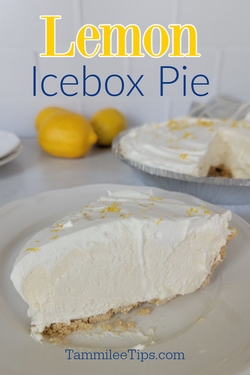 Pie - Blue bell lemon icebox pie ice cream recipes