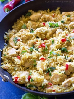 Dinner - One pot chicken curry with coconut milk recipes