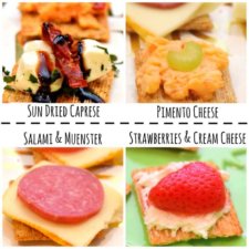 What to put on crackers for appetizers recipes - Appetizers