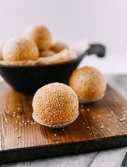 Appetizer - Sesame balls with red bean paste frozen recipes