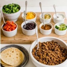 Dinner - How to set up a taco bar recipes