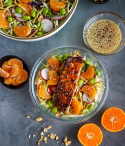 Salad - Mandarin Orange Salad & Sesame Dressing recipes